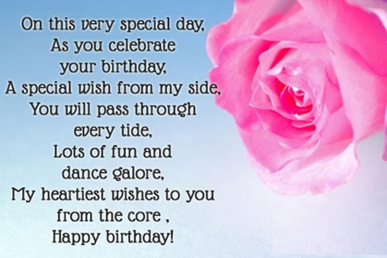 30 Beautiful Birthday Poem