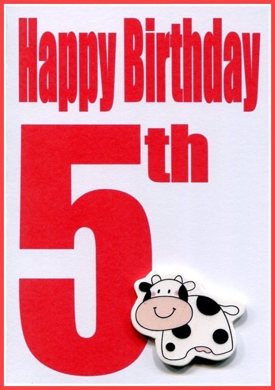 28 Warm Wishes Pics For 5th Birthday
