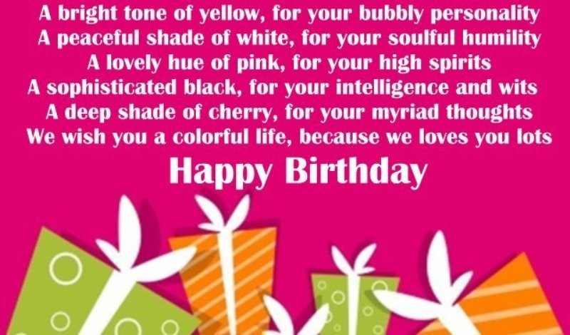 31 Birthday Poems For You