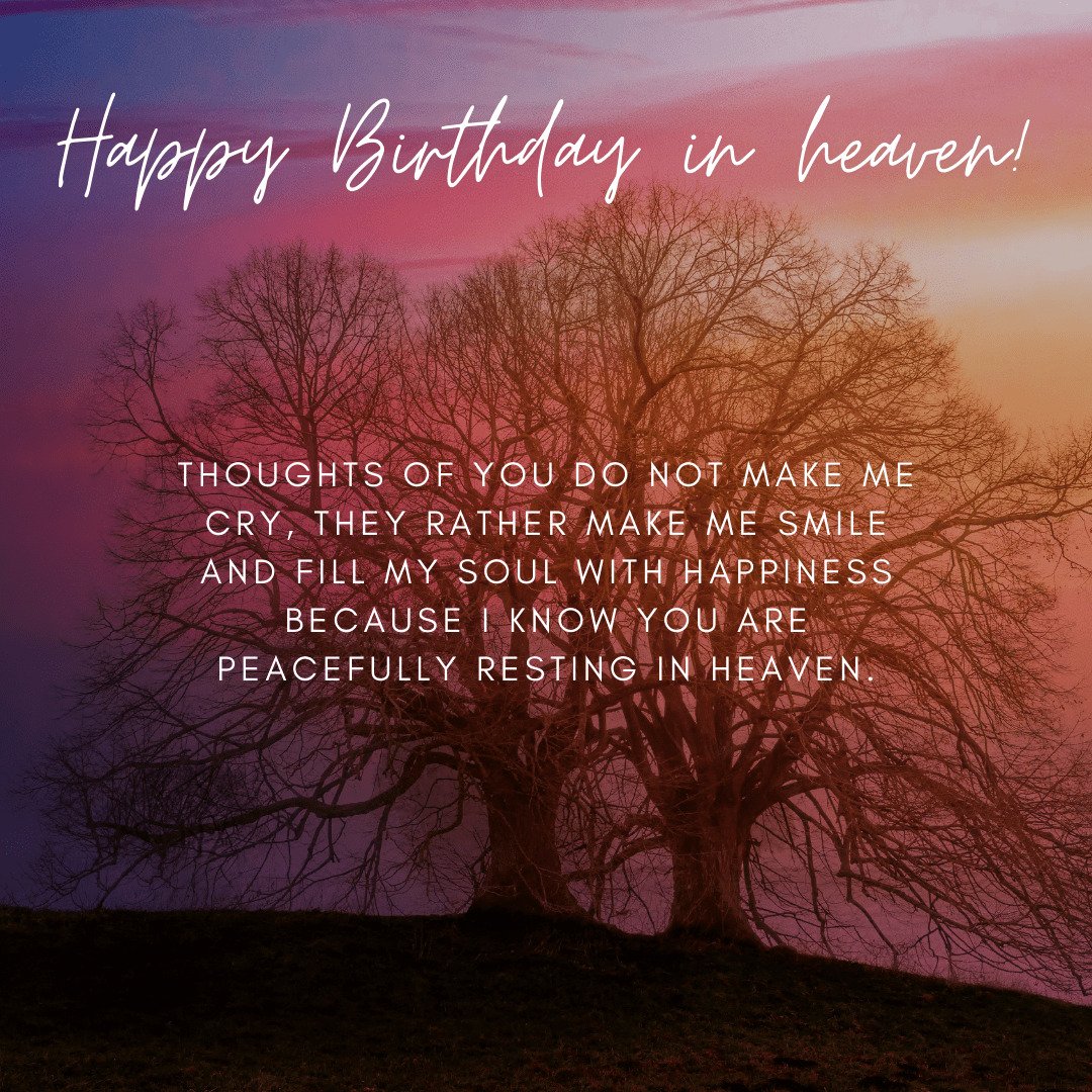 Happy Birthday Wishes For Friend- In-Heaven