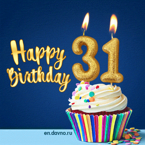 Adorable 31st Birthday Wishes