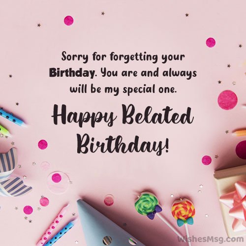 20+ Wonderful Belated Birthday Wishes For Lovely Wife