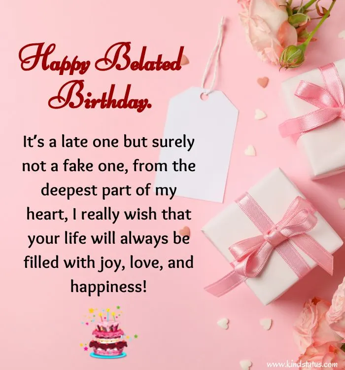 20+ Wonderful Belated Birthday Wishes For Lovely Wife