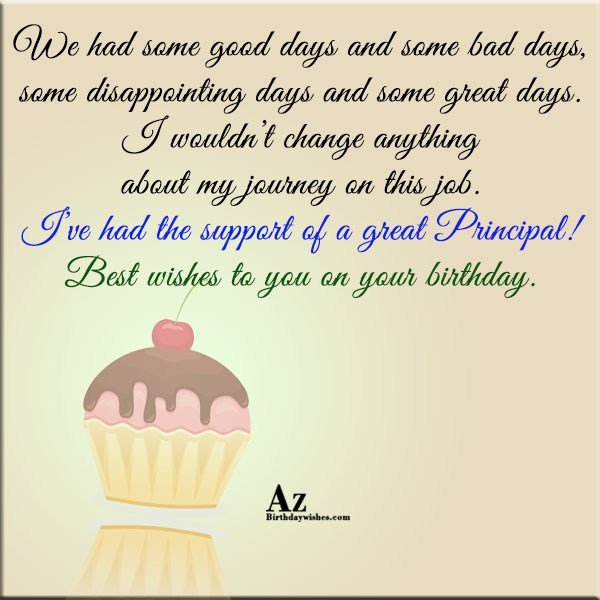 20+ Happy Birthday Images For Wonderful Principal